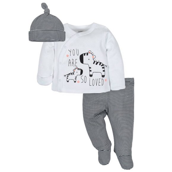 Gerber | Matching Sets | Gerber Baby Unisex Take Me Home Outfit Set 3pc ...
